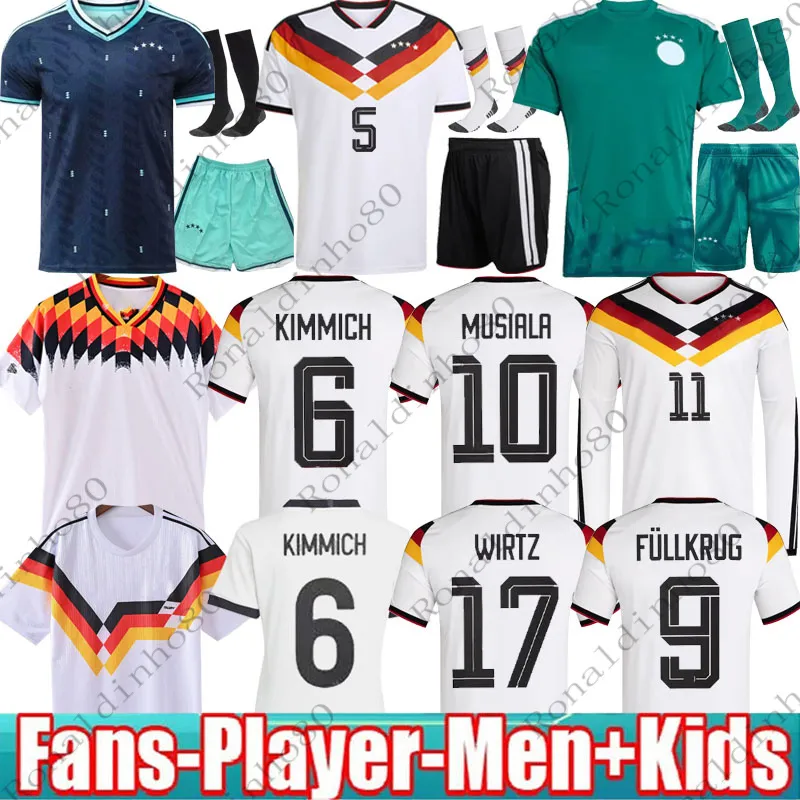 Germany Retro Soccer Jerseys 125 Year Anniversary Fans Kit For Men ...