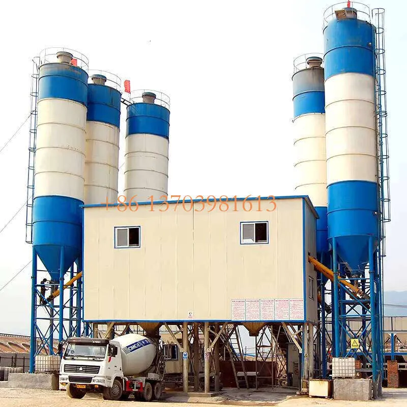 Complete Concrete Plant Mobile Mini Concrete Batching Station For ...