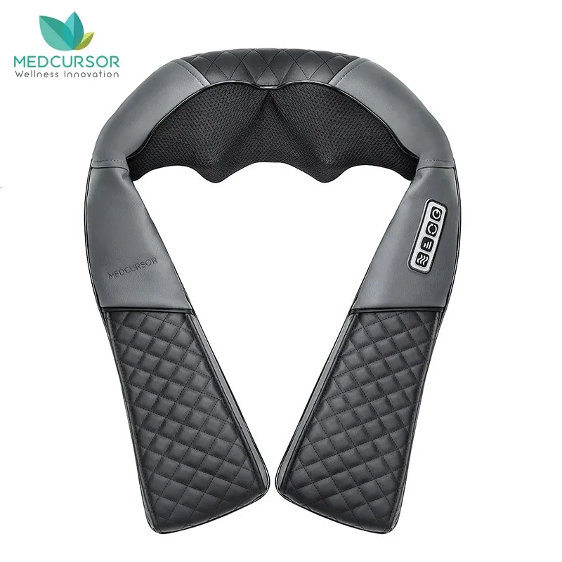 Medcursor Electric Neck And Back Massager With Kneading Massage Pillow ...