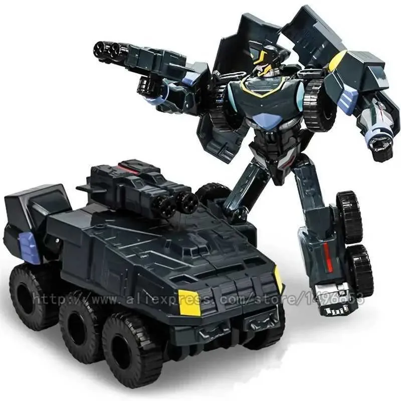 Transformation Robot Toy 10 cm Anime Action Figure Robot Car Tank ...