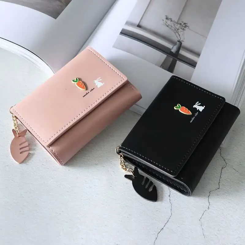 K251117 Cute Animal Small Wallet Compact Fresh Design For Students ...