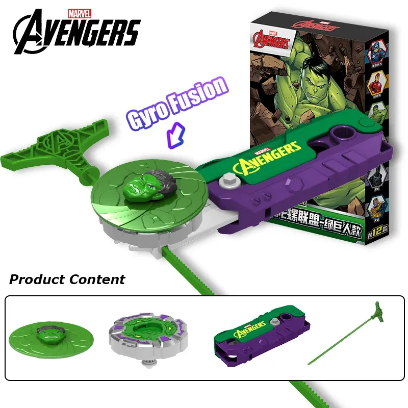 Marvel Avengers Hulk Style Beyblade Battle Game Beyblade Launcher ...