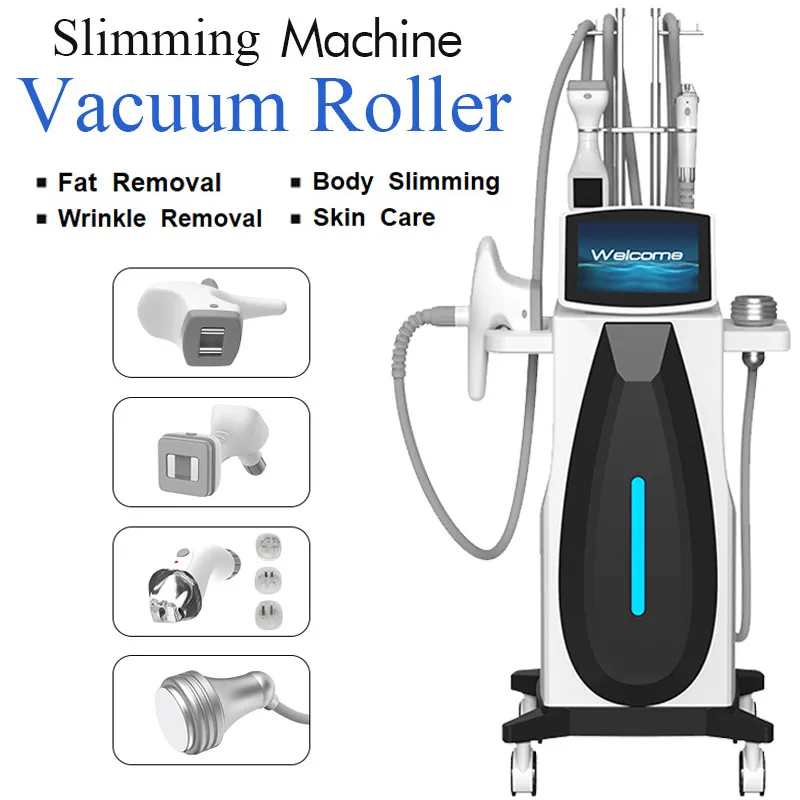 Roller Vacuum Fat Dissolution RF Wrinkle Removal Beauty Machine with 4 ...