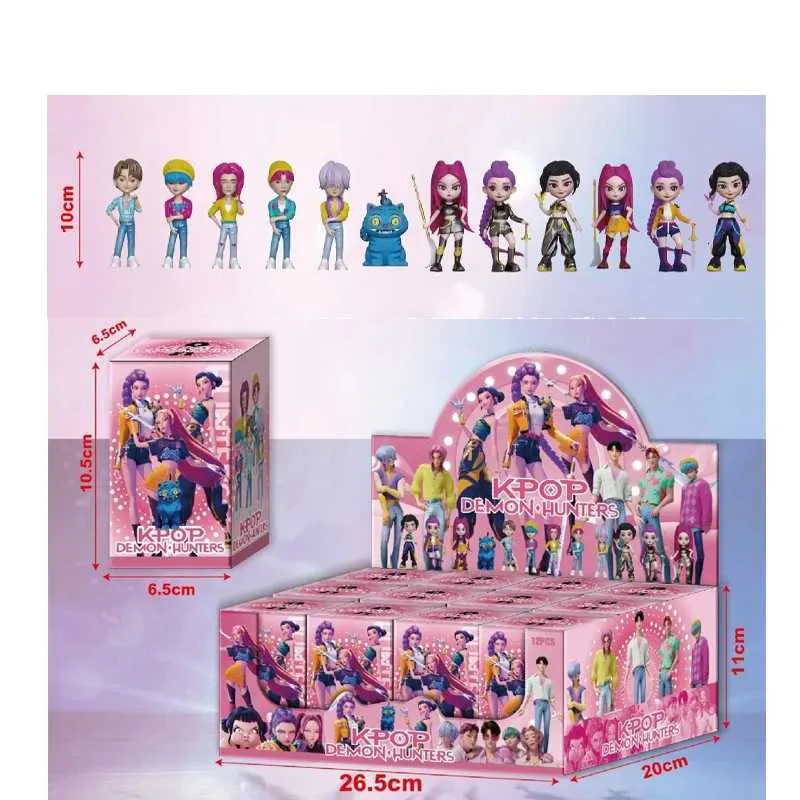 Anime KPop Demon Hunters Blind Box Action Figure Model Doll Toy with ...