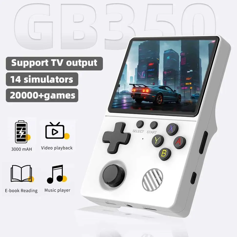 Handheld game console with TV output and 14 built-in emulators for 2D ...