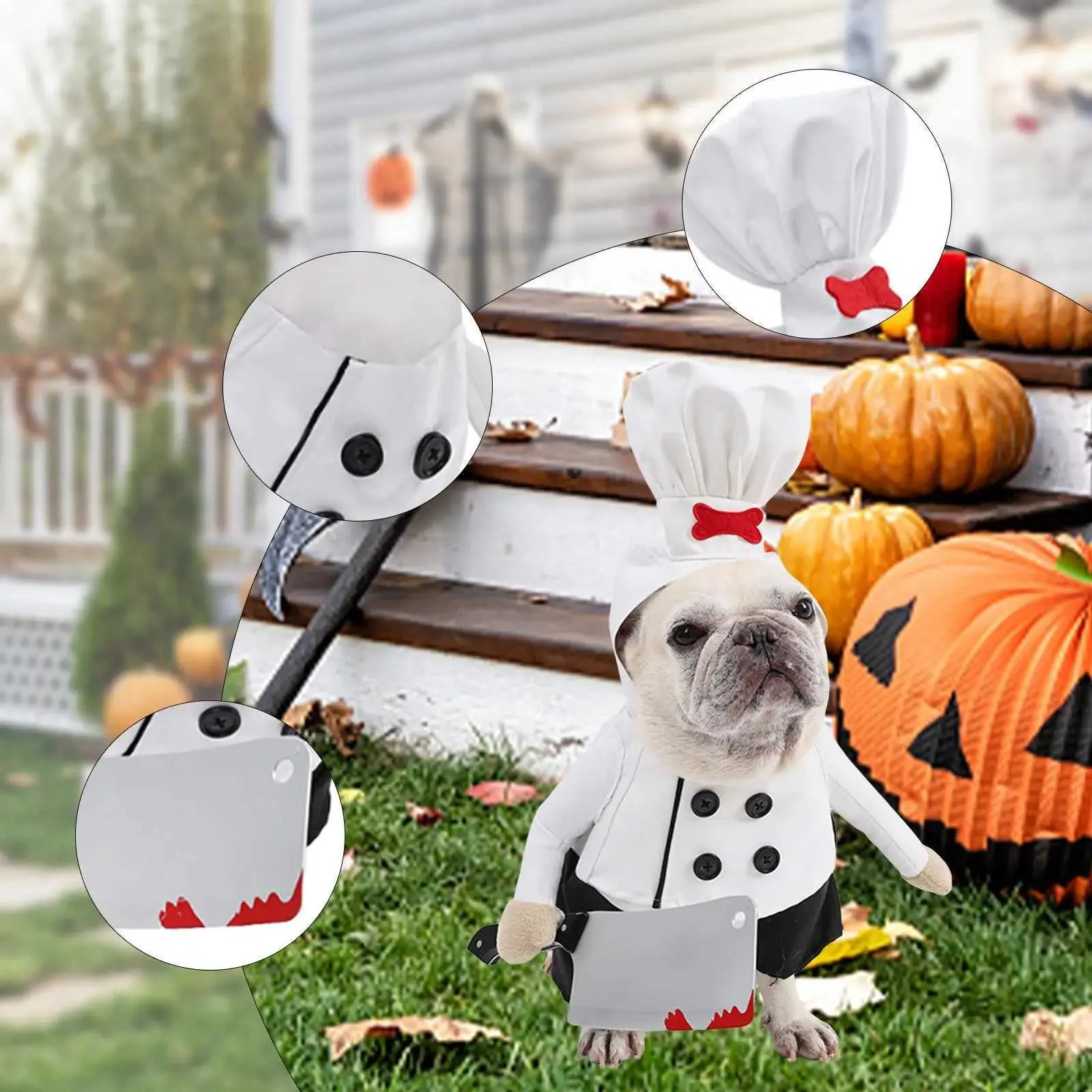 Pet Chef Hat Costume Dog Cap for Holiday Parties and Christmas from ...