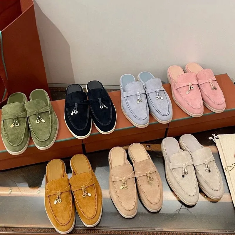 Loafers Slippers For Men And Women Suede Leather... From ...