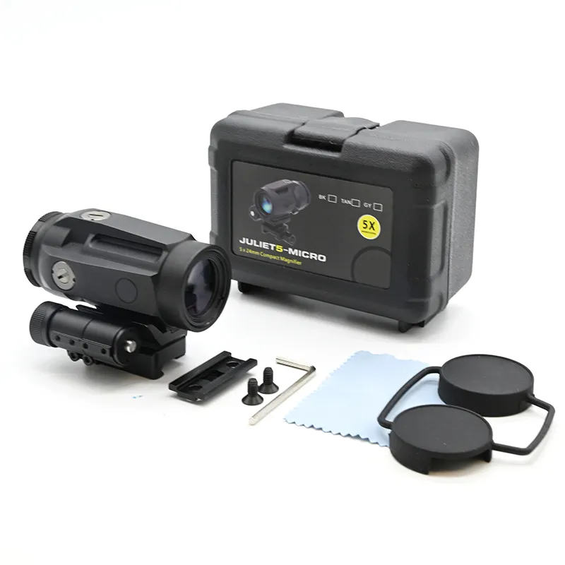 Tactical Juliet 5 5x Magnifier Scope For With Spacer And M1913 ...