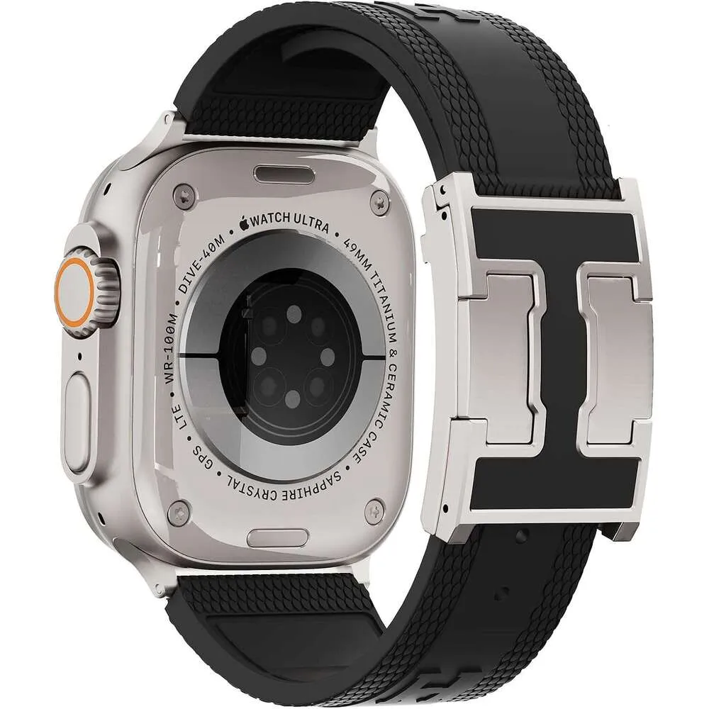 Sport Magnetic Silicone Replacement Strap Compatible with Apple Watch ...