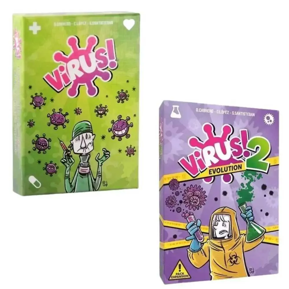 Virus Card Game Contagious Halloween Party Card Game For Family Fun ...