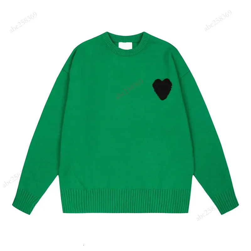 Amity Designer Pullover Sweater For Men Red Cotton Blend Long Sleeve ...