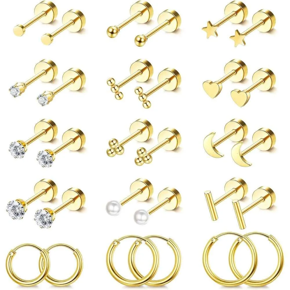 Hypoallergenic Miniature Pinhole Ear Accessories with Stainless Steel ...