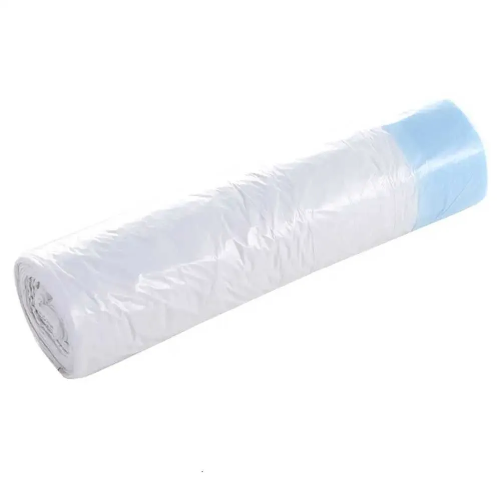 White Cat Litter Box Liners Drawstring Bags PP Material for Pet Waste ...