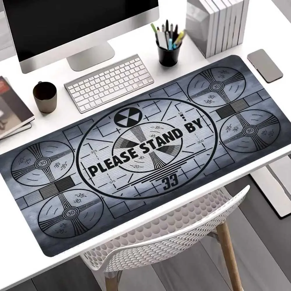 Live Please Wait Large Gaming Mouse Pad Non Slip Extended Seamed Edge ...