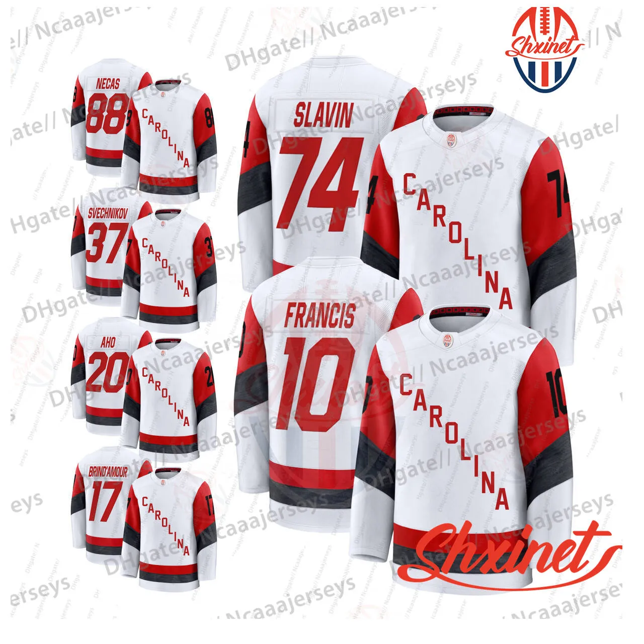 Ncaaajerseys Custom Hockey Jerseys 2025 26 Sebastian Aho, Andrei ...