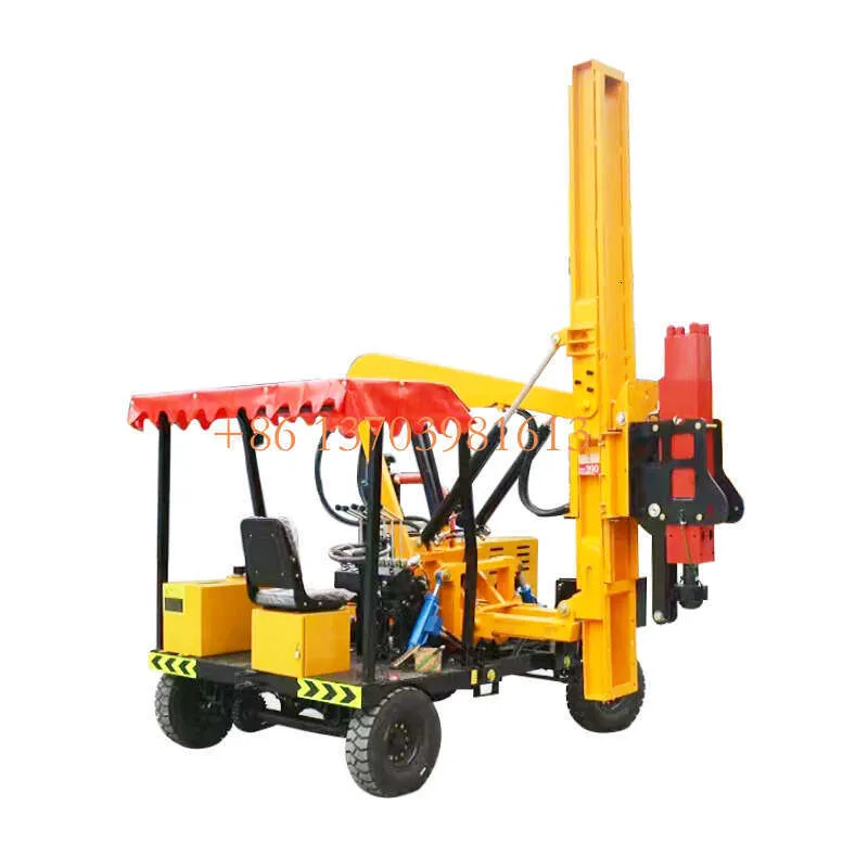 Heavy Duty Guardrail Pile Driver For W Beam And Thrie Beam Rails ...