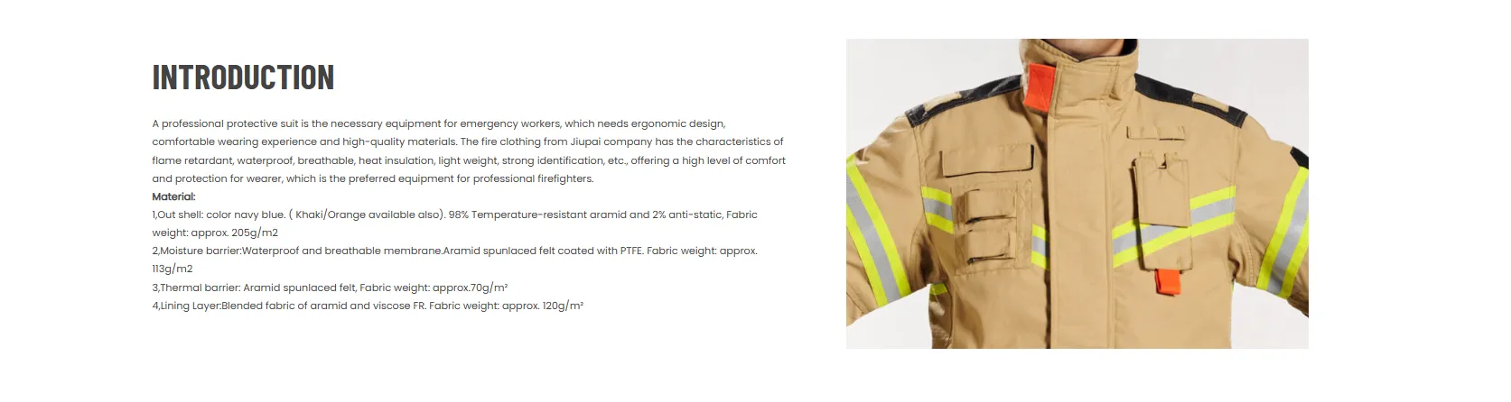 Fire Resistant Work Clothes Durable Industry Overalls with Flame ...