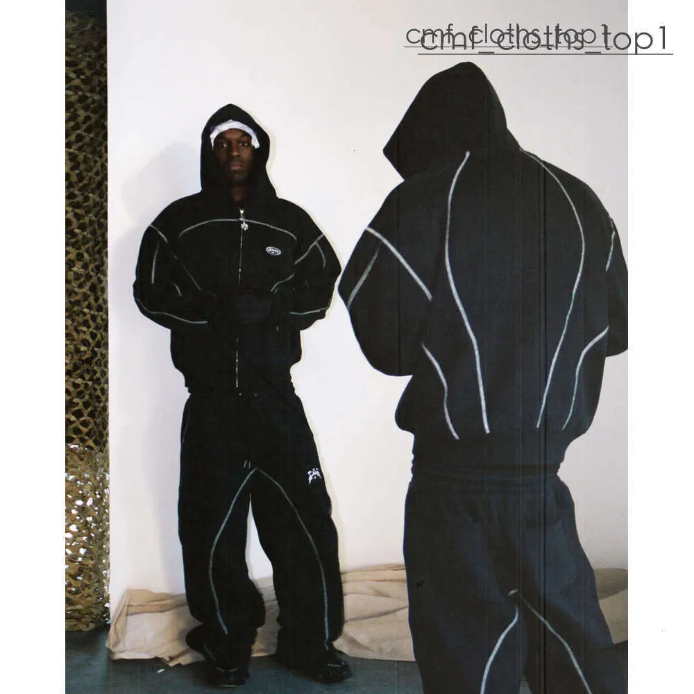 Men's Polyester Zip Hoodie 2025 Hip Hop Street Style with Skull ...