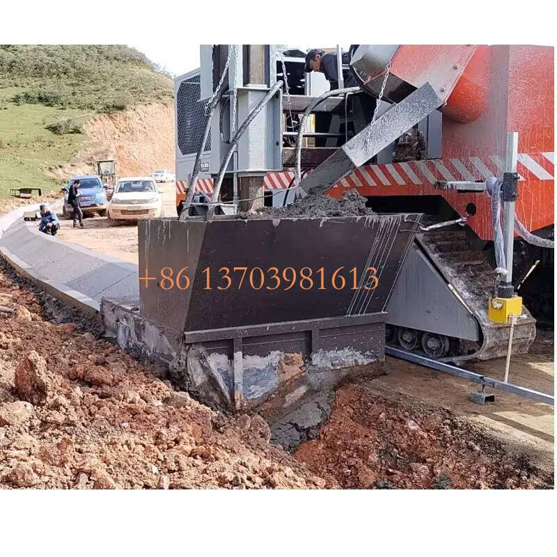 Road Curb Machine Concrete Paver Extruder For Gutter And Kerb ...