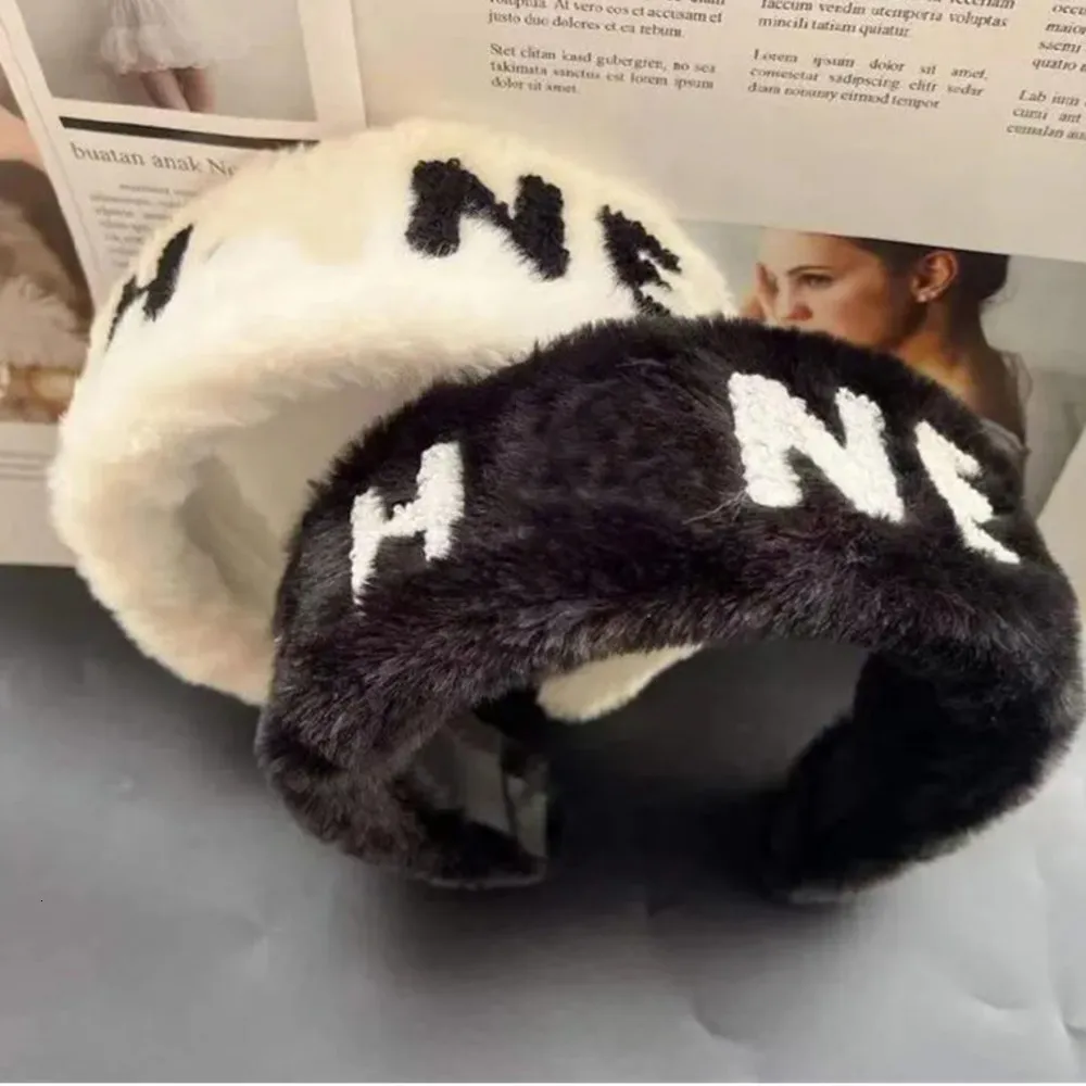 Designer Fur Shearling Headband With Brand Letter... From Accessories13 ...