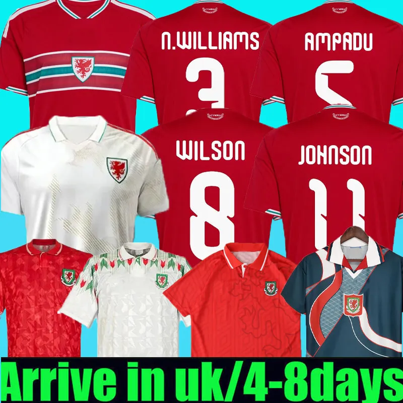 Top Quality Wales Wales Football Kit 2026 2027 With Brown, Wilson ...