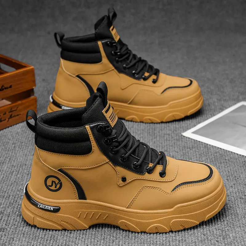 Designer Martin Mens Walking Boots For Men Trendy, Versatile, And Thick ...