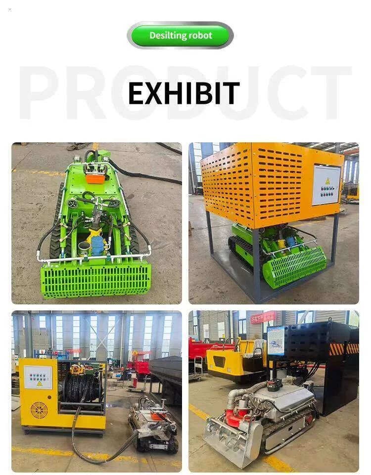 Multifunction Underwater Pipe Crawler Tracked Chassis Dredge Robot ...