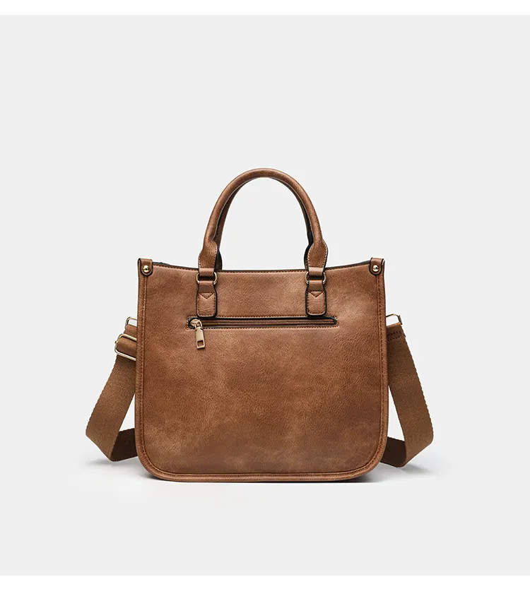 Checkerboard PU Tote Shoulder Bag for Women Medium Size 12-20 in Casual ...