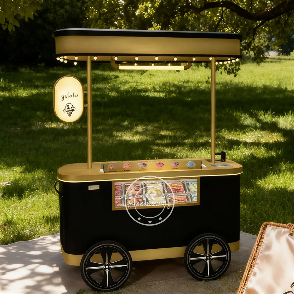 Outdoor Flower Cart With Ice Cream Truck, Gelato... From Foodtruck ...