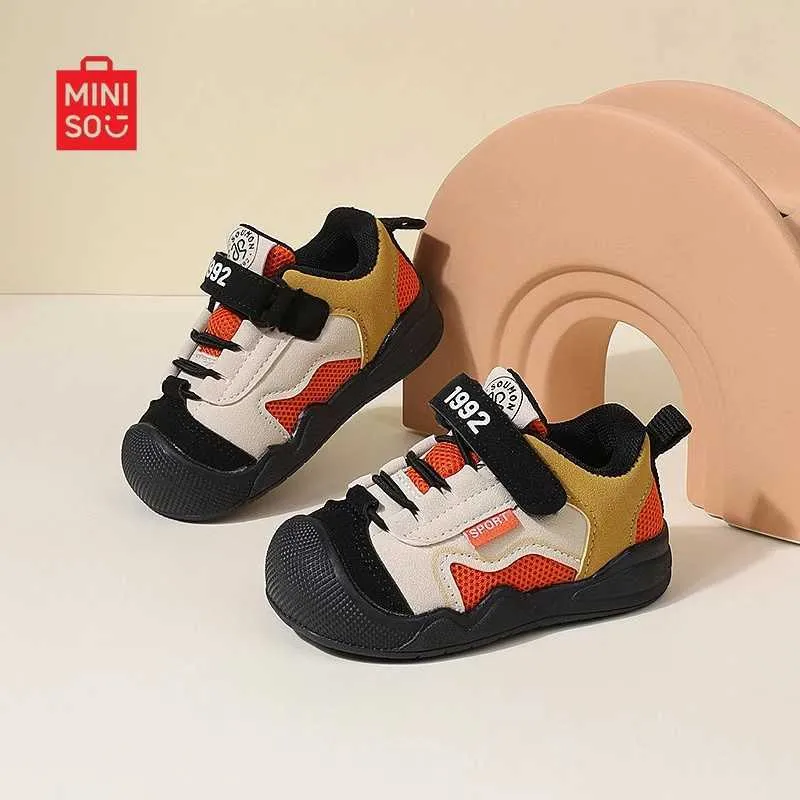 Miniso 2025 Baby First Walkers 6-12 Months Soft Sole Breathable Non ...