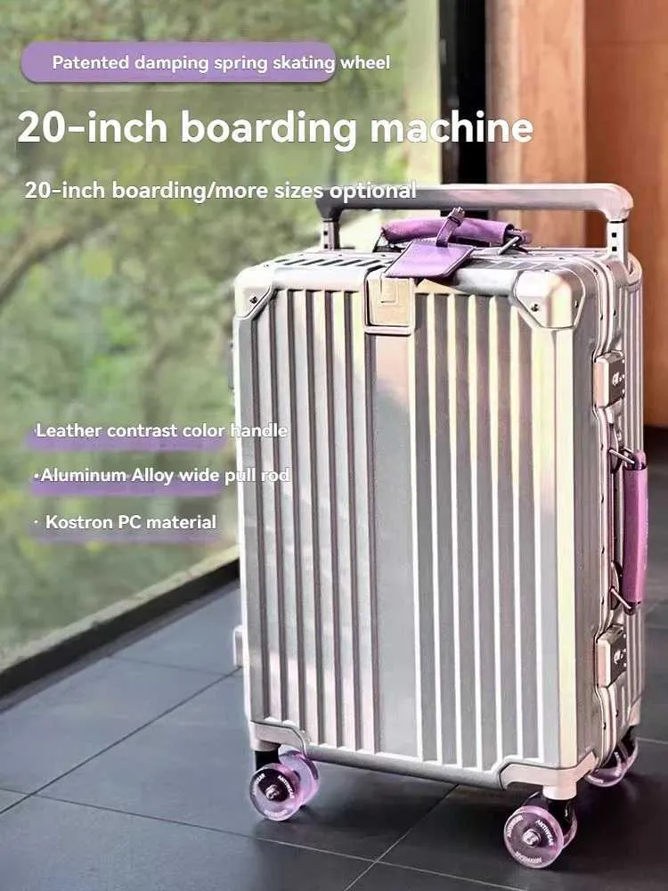 2025 Skating Wheel Luggage 20 inch Boarding Case 24 inch Travel Trolley ...