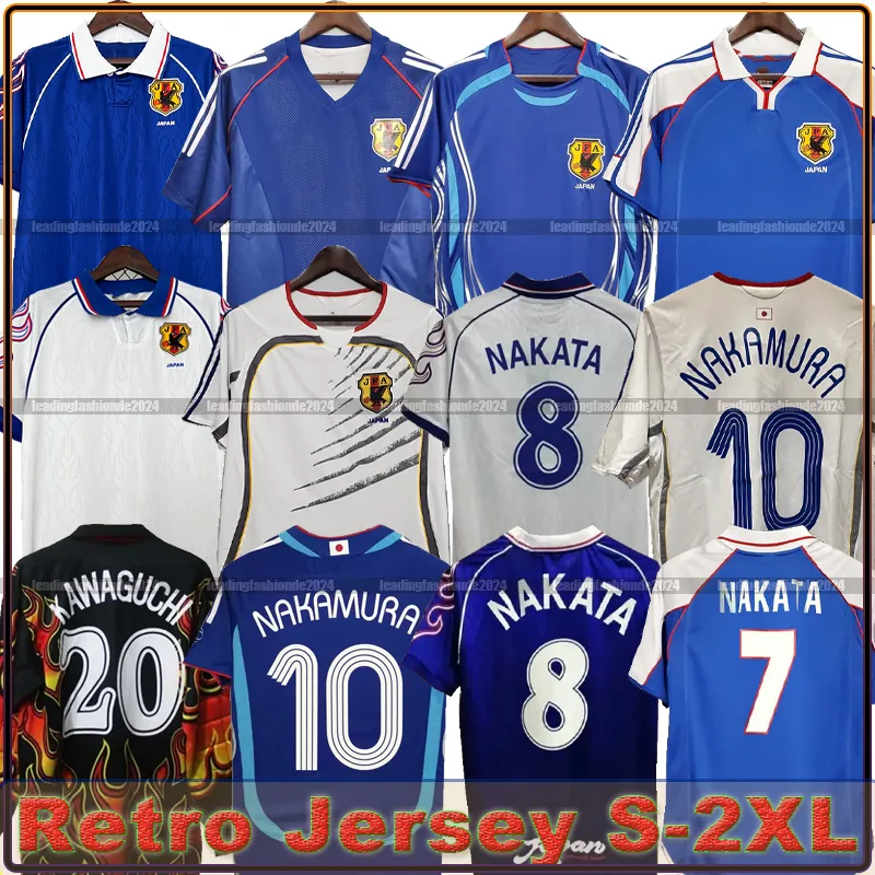 98 06 Japan NAKAMURA Retro Mens Soccer Jerseys National Team NAKATA ...