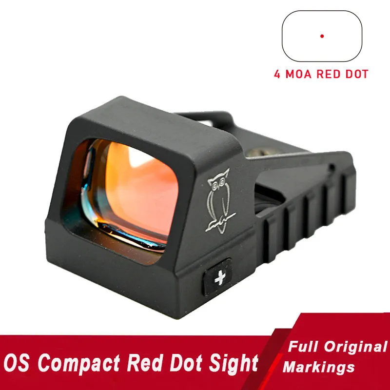Tactical NOBLEX NV OS Compact Red Dot Sight 1x23 For G MOS 4 MOA Dot ...