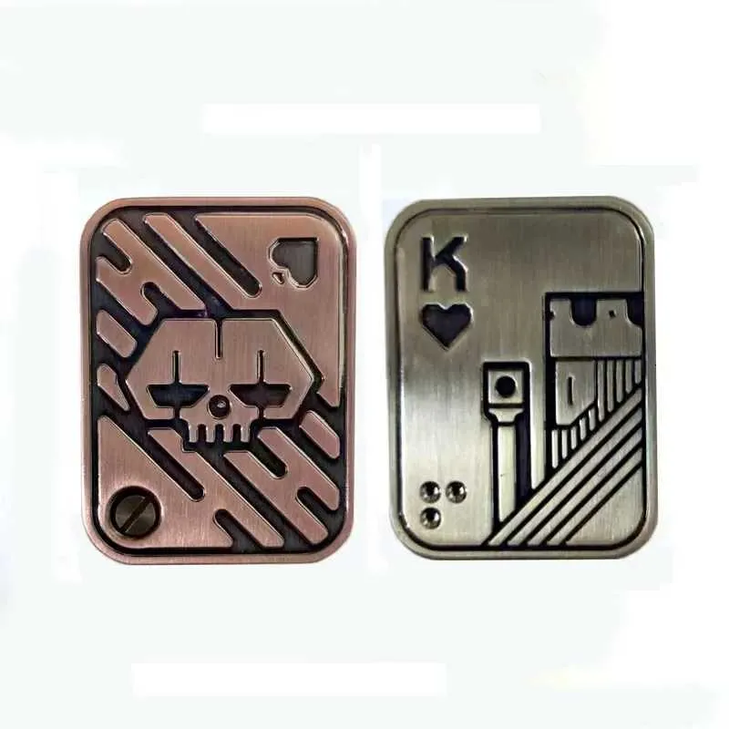 Magnetic Push Card Pushing Plate Metal Mechanical Slider Haptic Coin ...