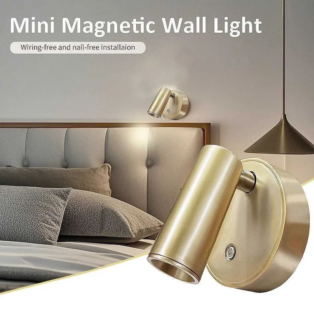 Mini Bedside Spotlight Wireless Magnetic Tri Color... From Even_colored ...