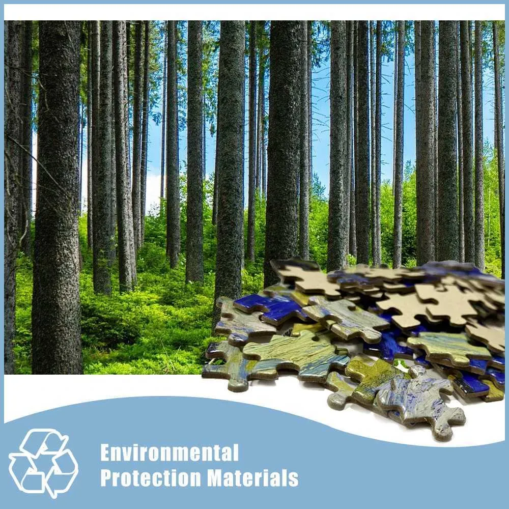 MaxRenard 1000-Piece Jigsaw Puzzle for Adults Paper Animal Theme ...