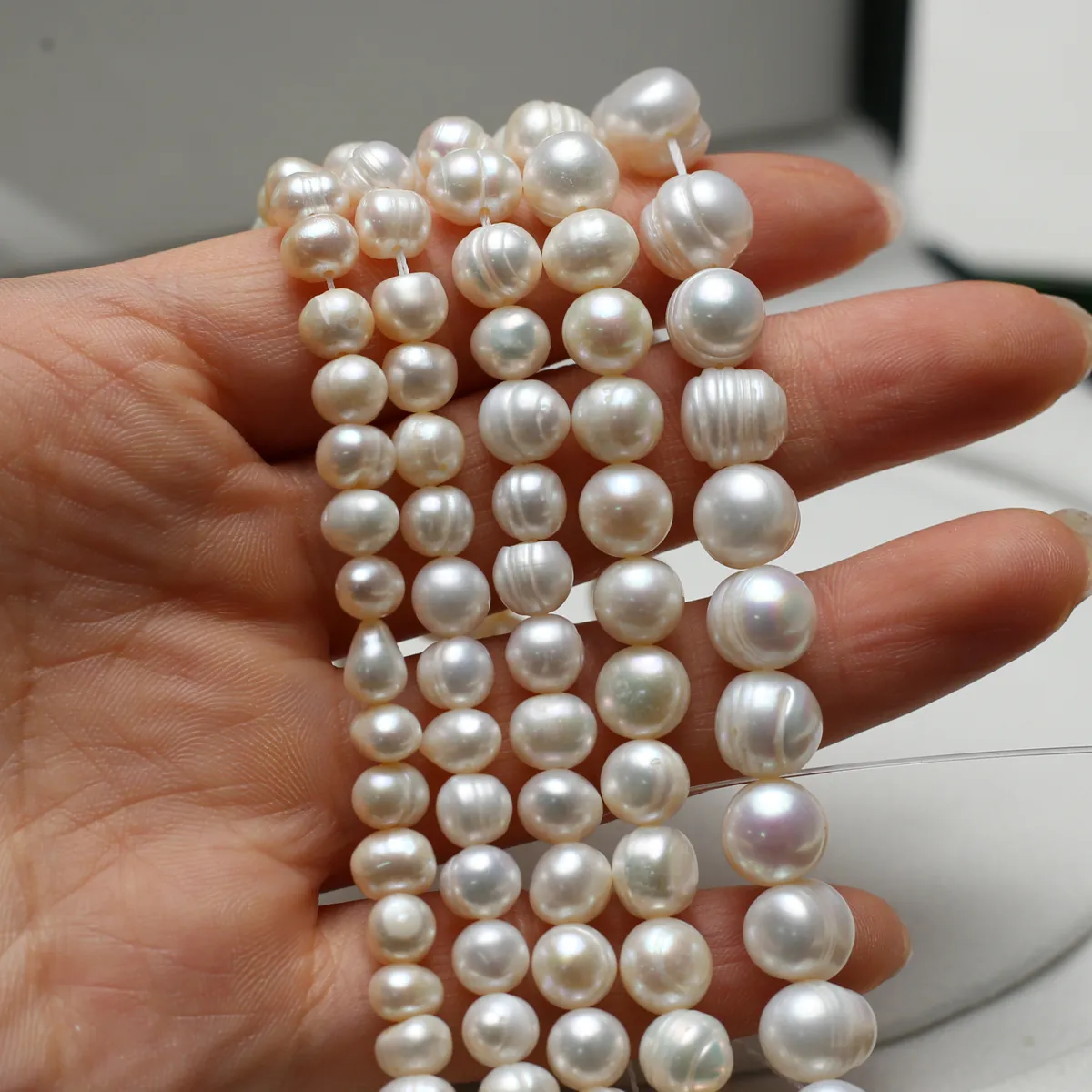 A Grade Natural Freshwater Potato Pearl Beads 18mm Strand Jewelry ...