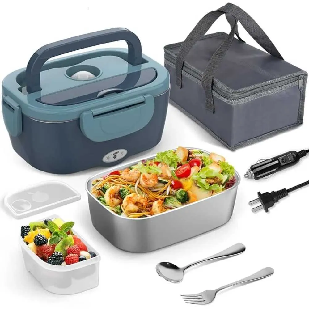 Stainless Steel Electric Electric Lunch Box Amazon Warmer Portable Food ...