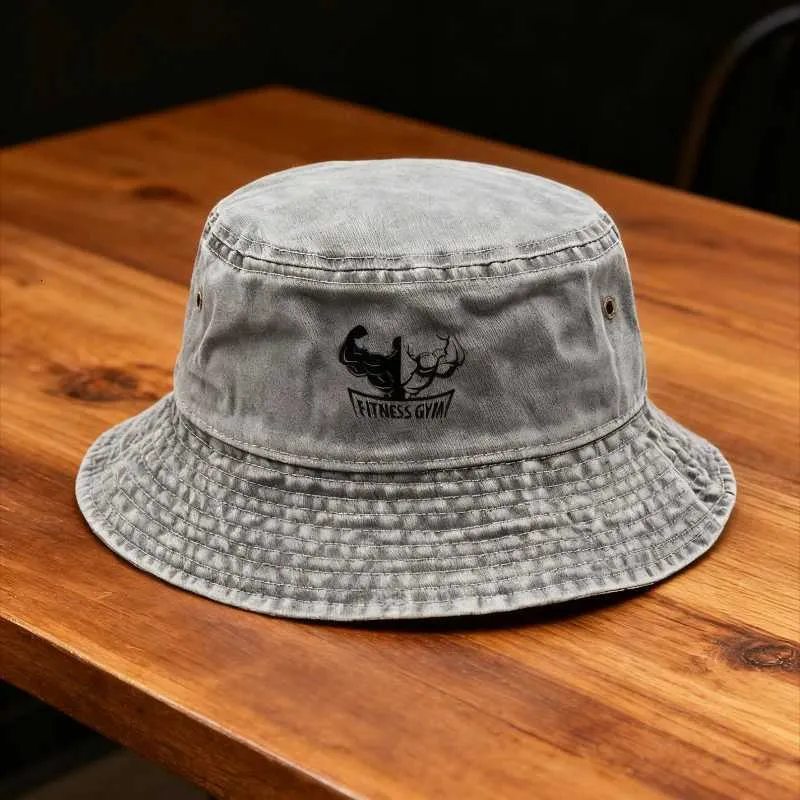 Cotton Silk Knit Bucket Hat for Men Vintage Fishing Sun Protection ...
