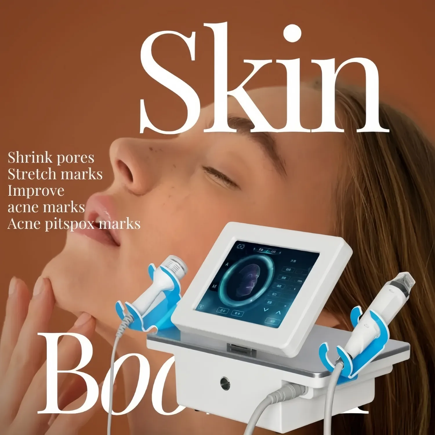 Portable RF Fractional Micro Needle Back Machine For Anti Wrinkle ...
