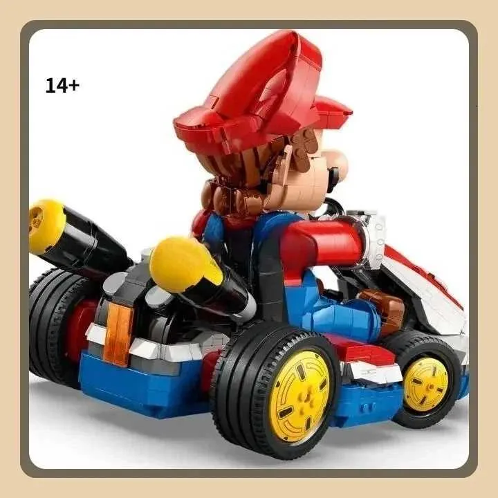 Classic Car Building Block Toy Wooden Kart Model for Ages 14 and Up ...