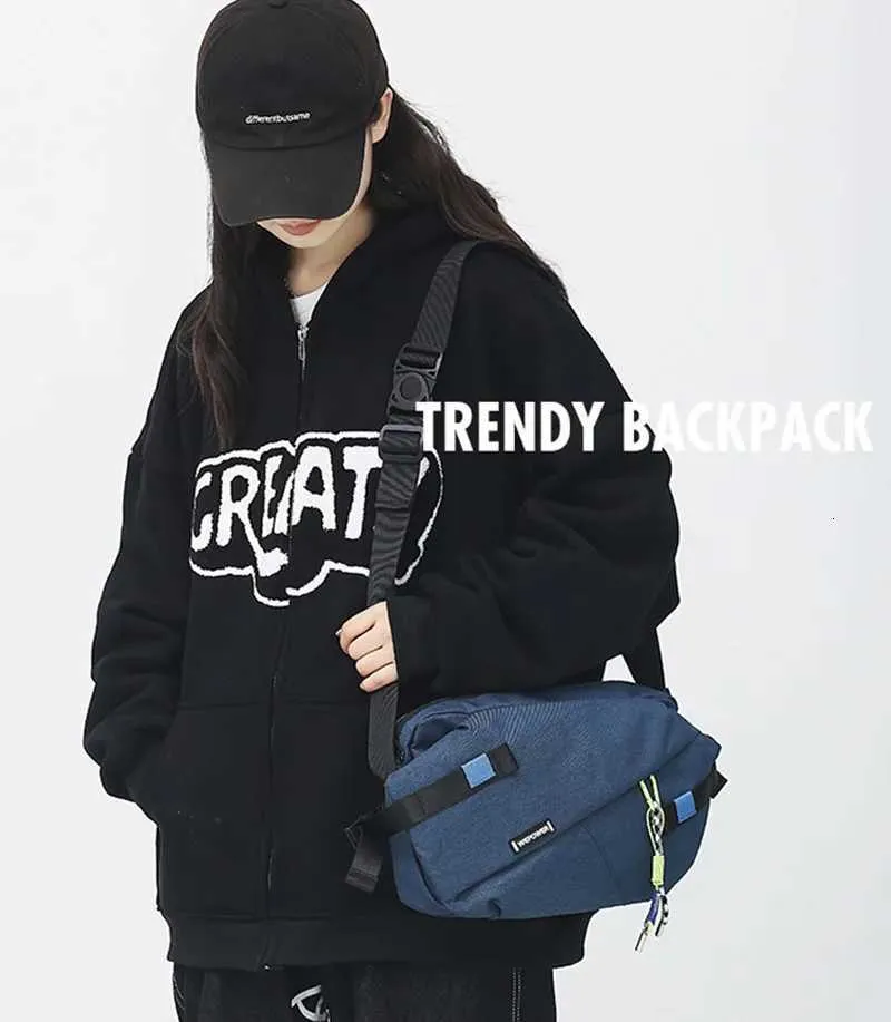 Men's Waist Pack Mini 31 in PU Zipper Closure Plain Pattern Casual ...