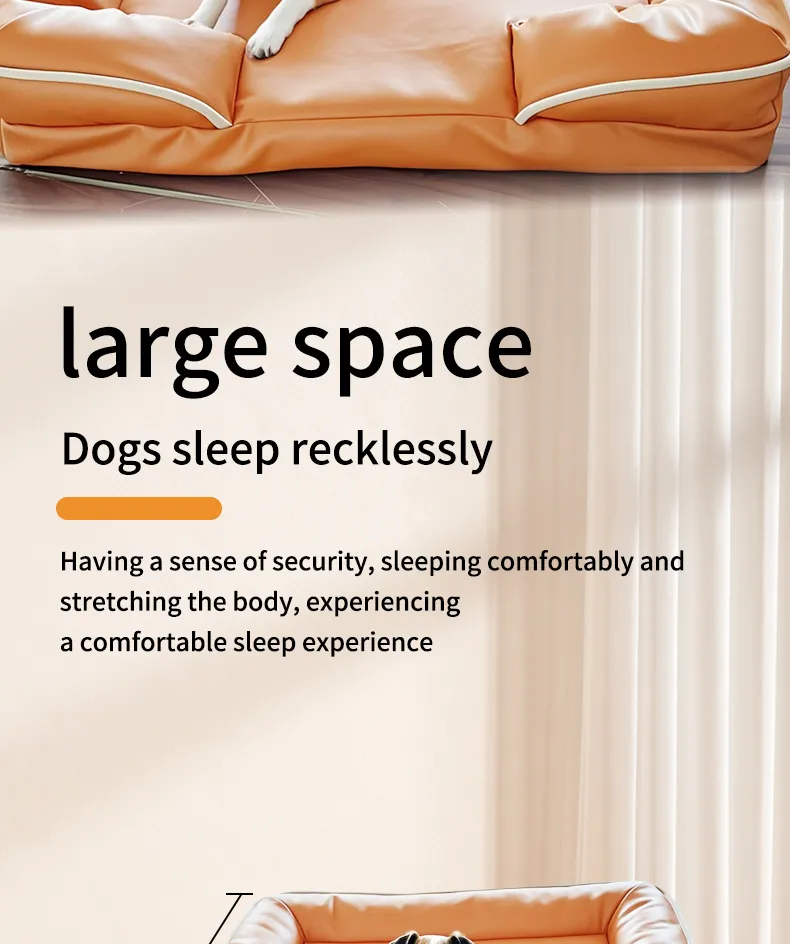 Large Soft Durable Pet Sofa Bed Made of Synthetic Fabric for Dogs from ...