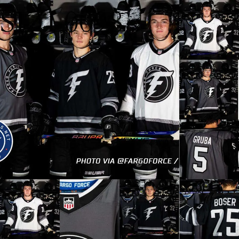 Sj98 Fargo Force Hockey Jerseys Official Team... From Sjzl0098, $54.07 ...