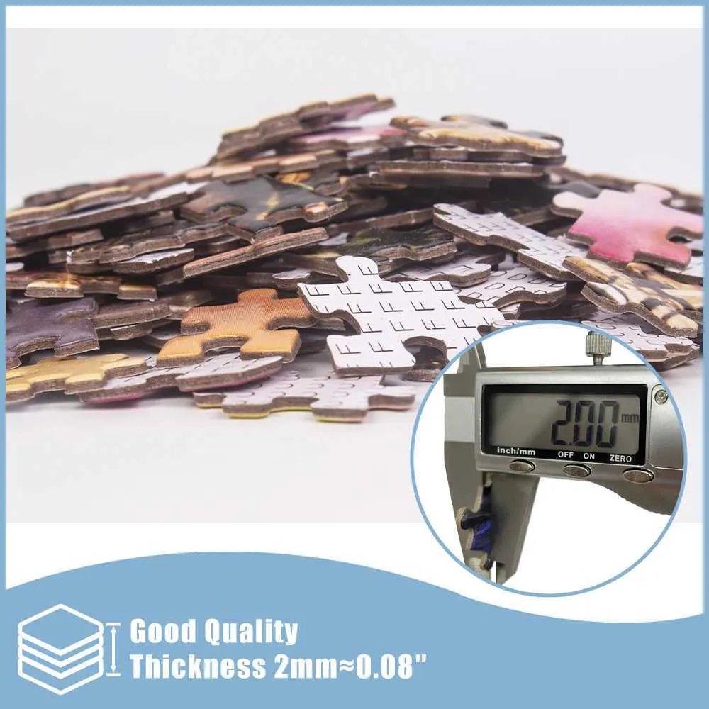 MaxRenard 1000-Piece Jigsaw Puzzle for Adults Paper Animal Theme ...