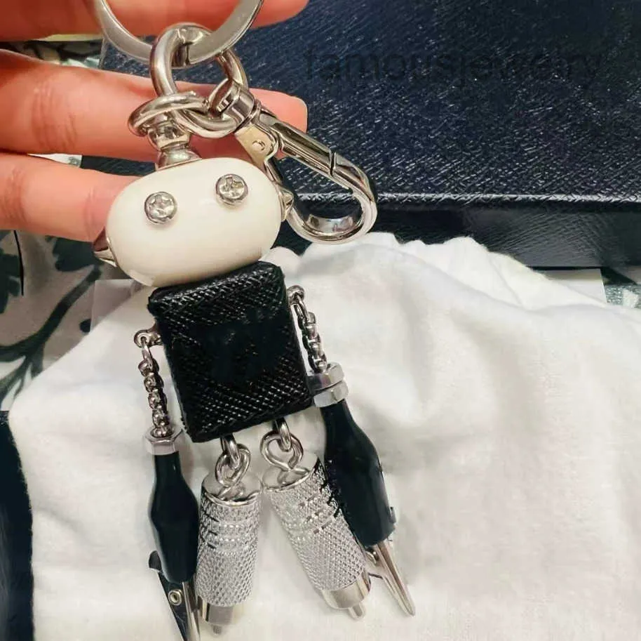 Designer Bag Charm Luxury Keychain, Personalized Robot Pendant Handbag ...