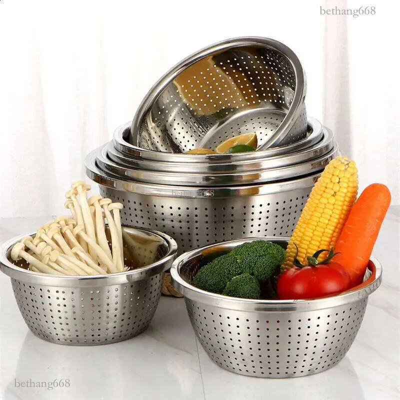 Multifunctional Stainless Steel Kitchen Strainer Basket Mesh Drain ...