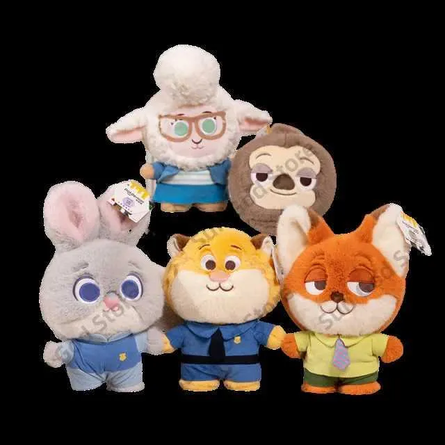Judy Nick Leopard Officer Plush Doll Soft Cartoon Sheep Deputy Mayor ...