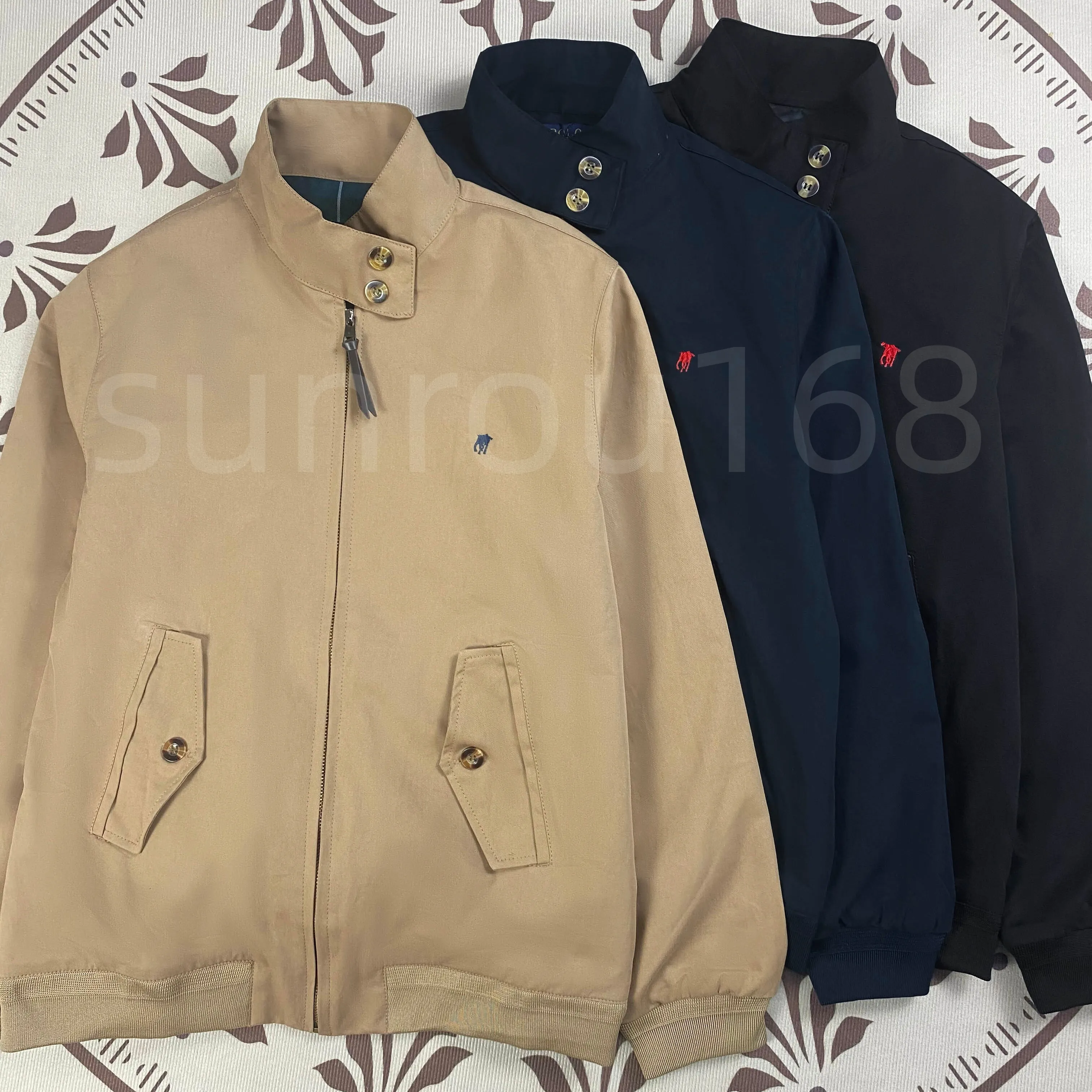 Designer Polo Jacket For Men And Women Embroidered Full Zip Horse ...