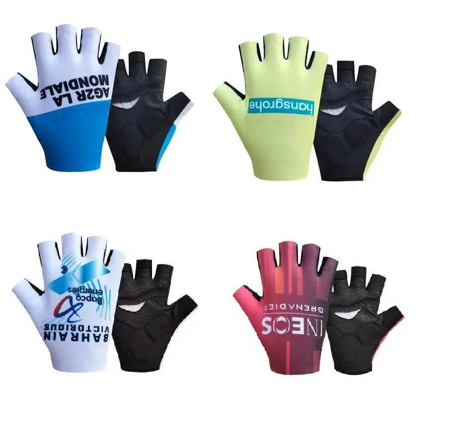 MTB Fingerless Gloves Half Finger Cycling Gloves With Gel Padding For ...